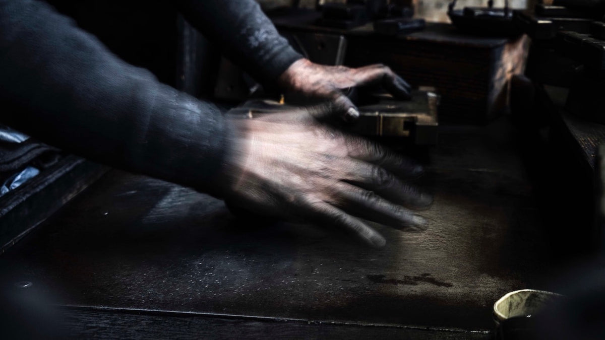 "Why Japanese Calligraphy Ink Is So Expensive" Kobaien inkstick produc ...